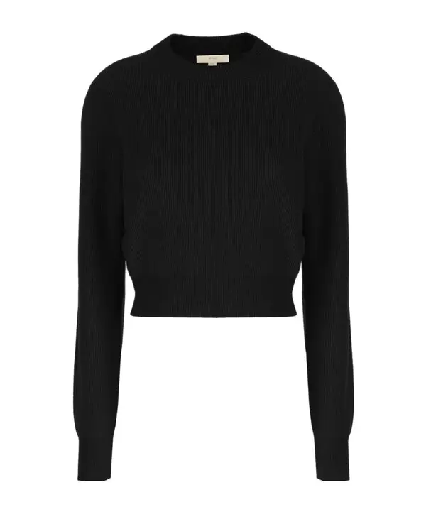 Malo Ribbed-knit Cropped Sweater - No