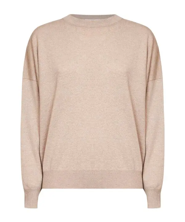 Brunello Cucinelli Long-sleeve Knit Top - Light Brown