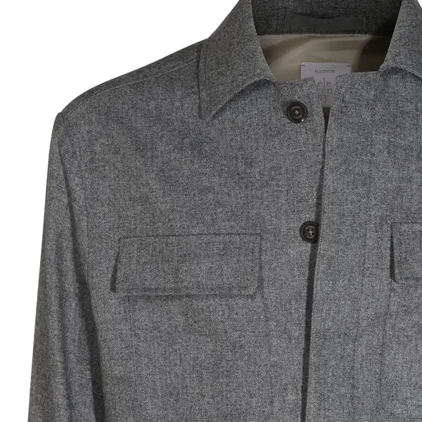 Eleventy Flap-pocket Shirt Jacket