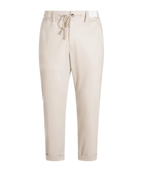 Eleventy Casual Pants With Belt Loops - Nude