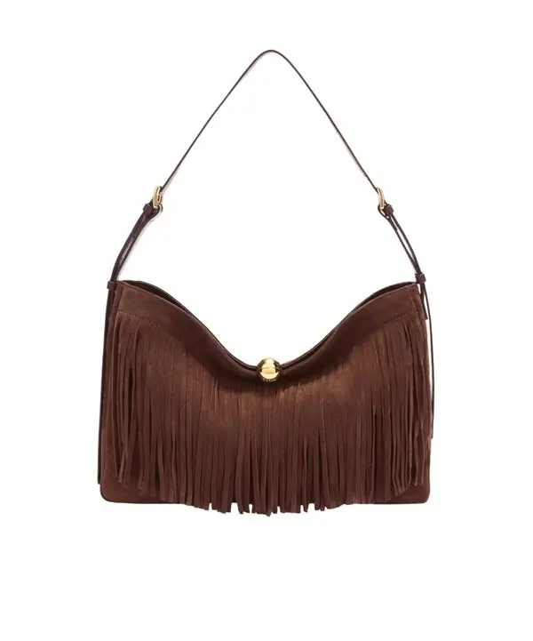 Furla Tasseled Handbag - Chocolate