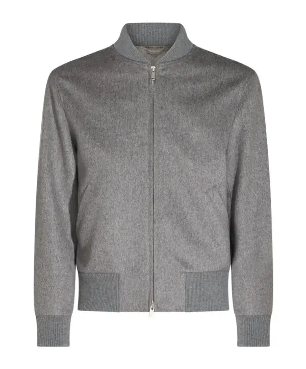 LARDINI Acteor Zip-up Jacket - Grey