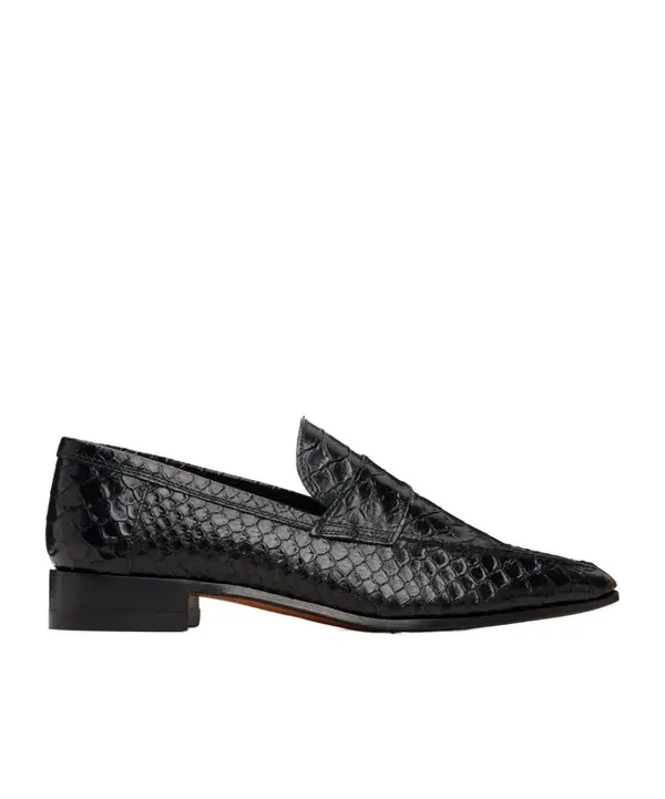 Paris Texas Embossed Slip-on Flats