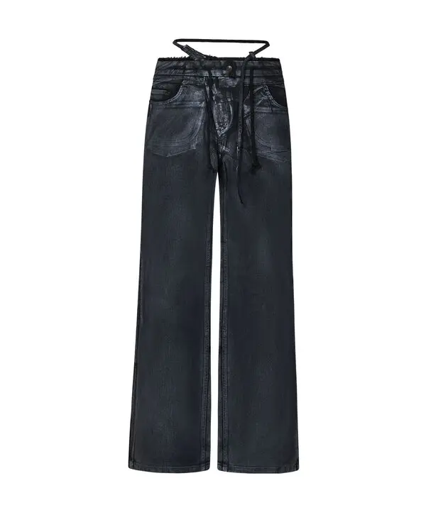 Ottolinger Logo Logo Wide-leg Denim Pants