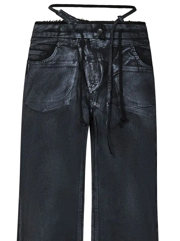 Ottolinger Logo Logo Wide-leg Denim Pants