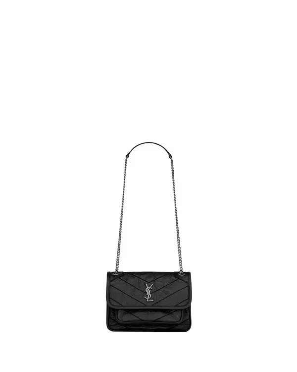 Saint Laurent Niki Mini Bag In Vintage Leather