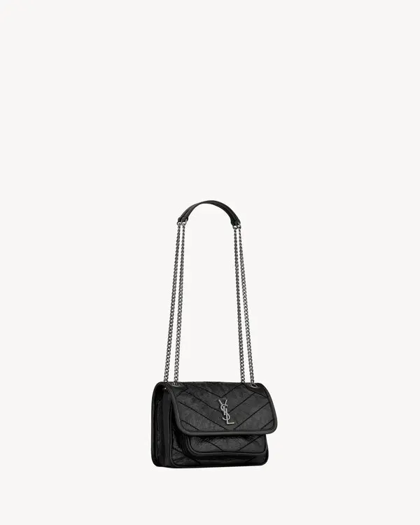 Saint Laurent Niki Mini Bag In Vintage Leather
