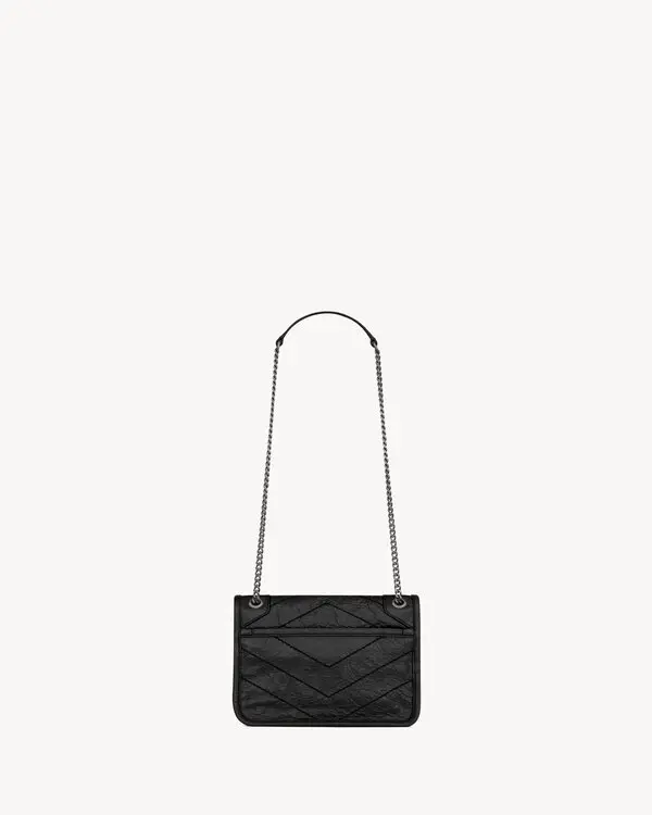 Saint Laurent Niki Mini Bag In Vintage Leather