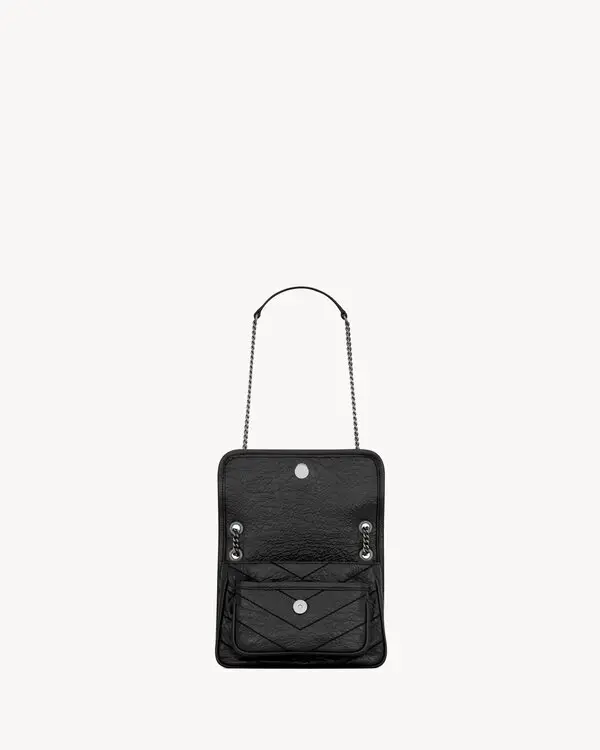 Saint Laurent Niki Mini Bag In Vintage Leather