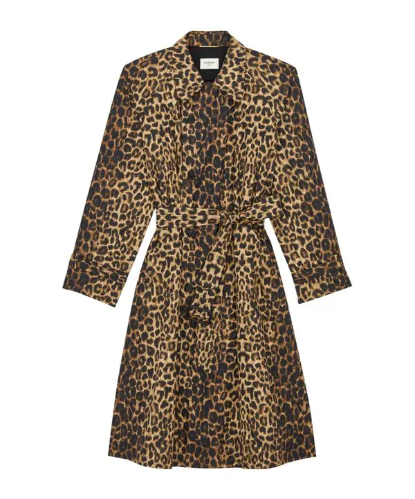 Saint Laurent Long-sleeved Trench Coat