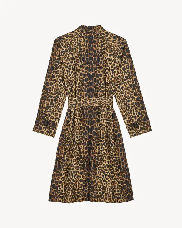 Saint Laurent Long-sleeved Trench Coat