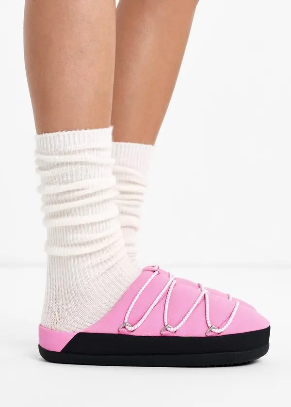 Moon Boot Elastic-band Slippers