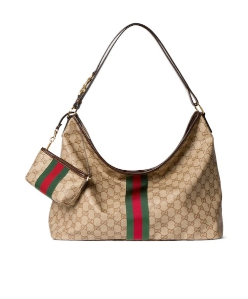 Gucci Large Shoulder Bag With Web Detail