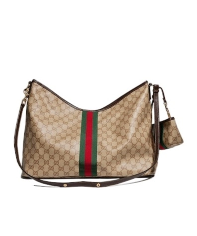 Gucci Large Shoulder Bag With Web Detail