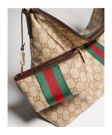 Gucci Large Shoulder Bag With Web Detail