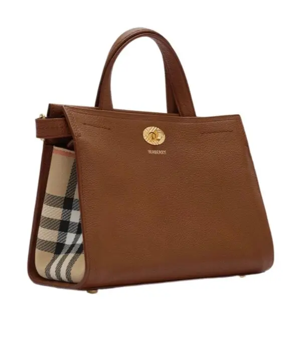 Burberry Mini Cotswolds Check Tote