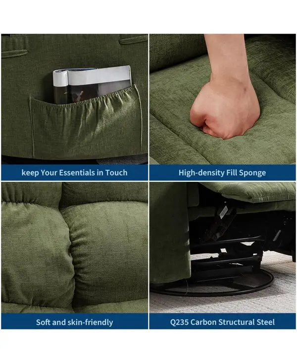 GAOMON 360degree Swivel Recliner Sofa