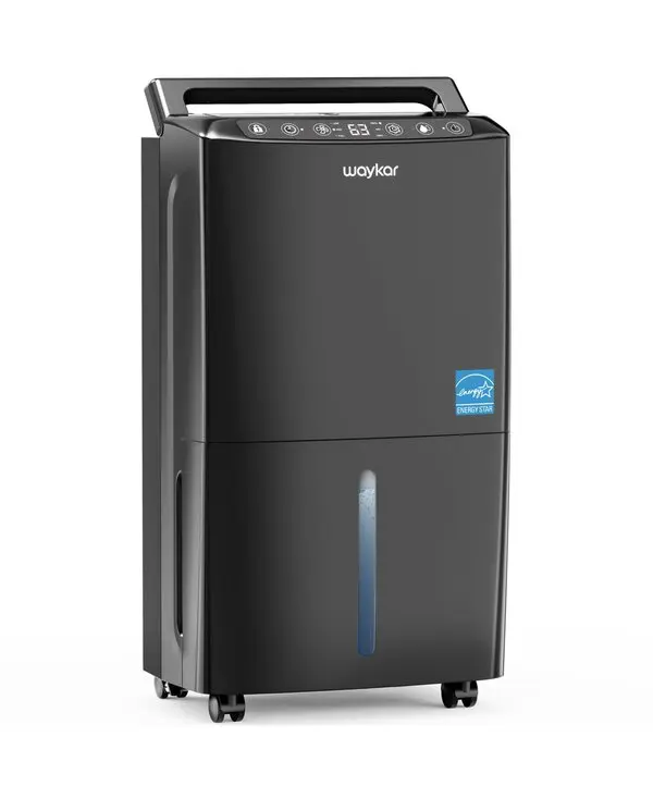 WAYKAR 2500 Sq Ft Dehumidifier For Basement – Intelligent Control