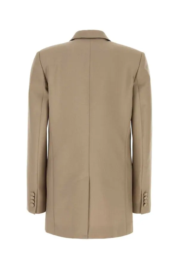 Valentino Garavani Cappuccino Mohair Blend Blazer