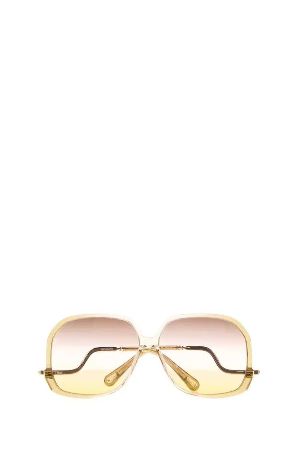 Chloé Yellow Acetate Sunglasses