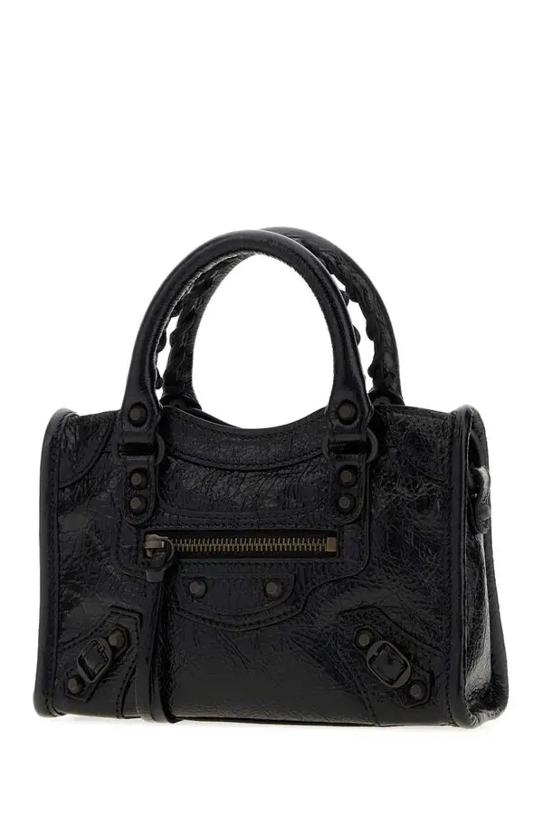 Balenciaga Nano Le City Handbag - Black