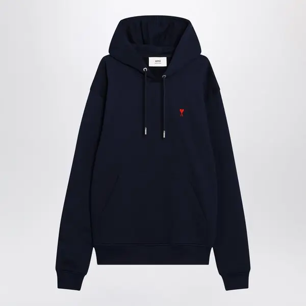 AMI Paris Night De Coeur Hoodie - Blue