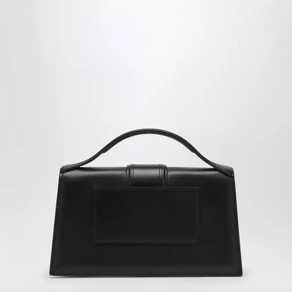Jacquemus Le Grand Bambino Bag In Leather - Black