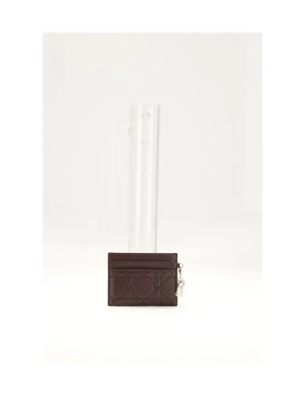 Dior Lady Small Lambskin Card Holder - Multicolor
