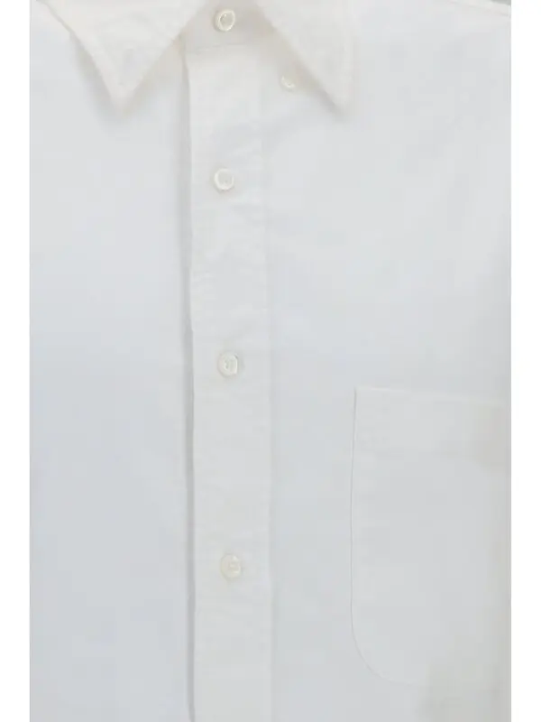 Thom Browne Short-sleeve Shirt With Contrast Stripes