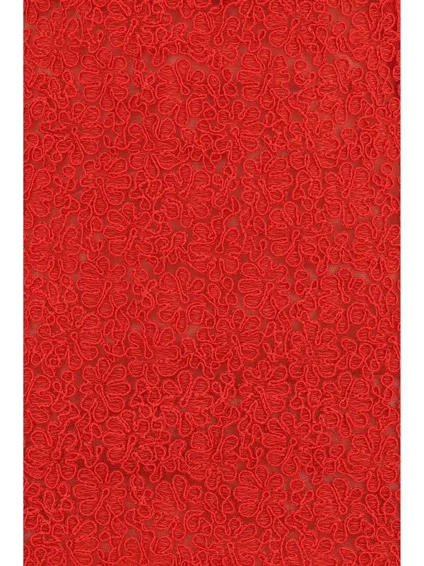 ERMANO SCERVINO Ermanno Scervino Strapless Lace Midi Dress