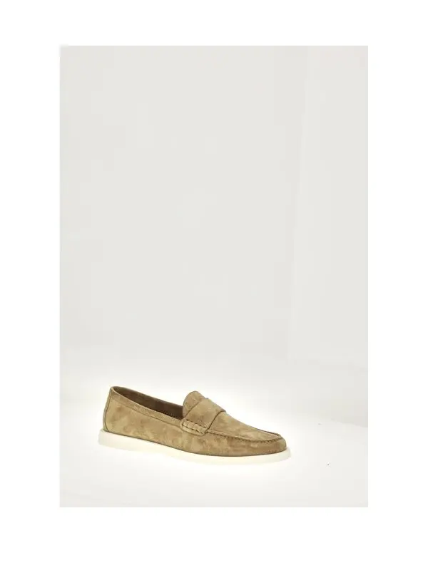 Dior Granville Suede Loafers - Cream