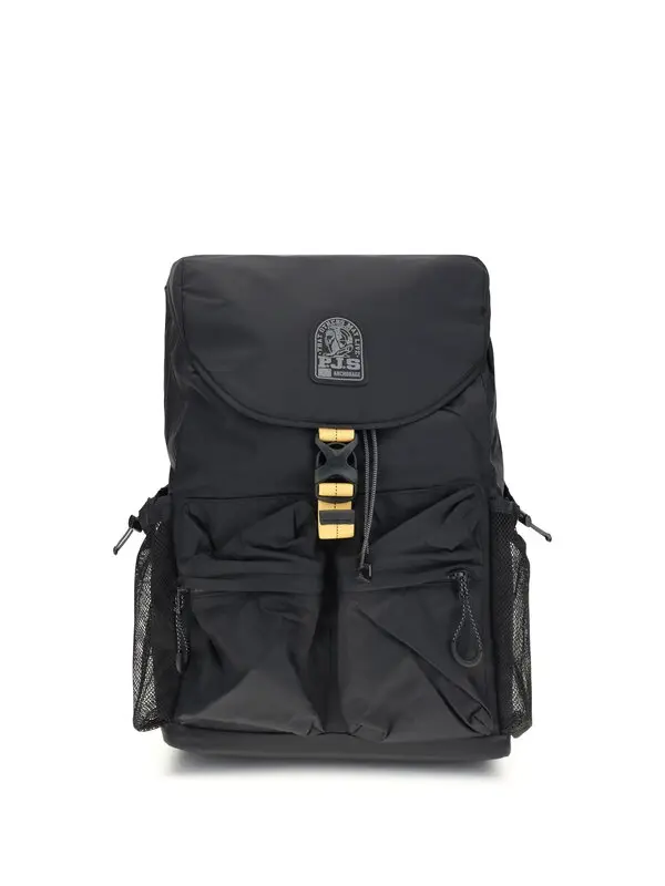 PARAJUMPERS Mitchell Backpack With Drawstring Closure And Padded Straps - Black