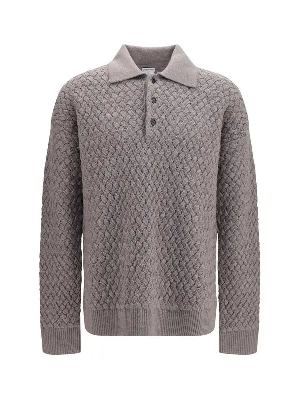 Bottega Veneta Lw Wool Intrecciato Sweater