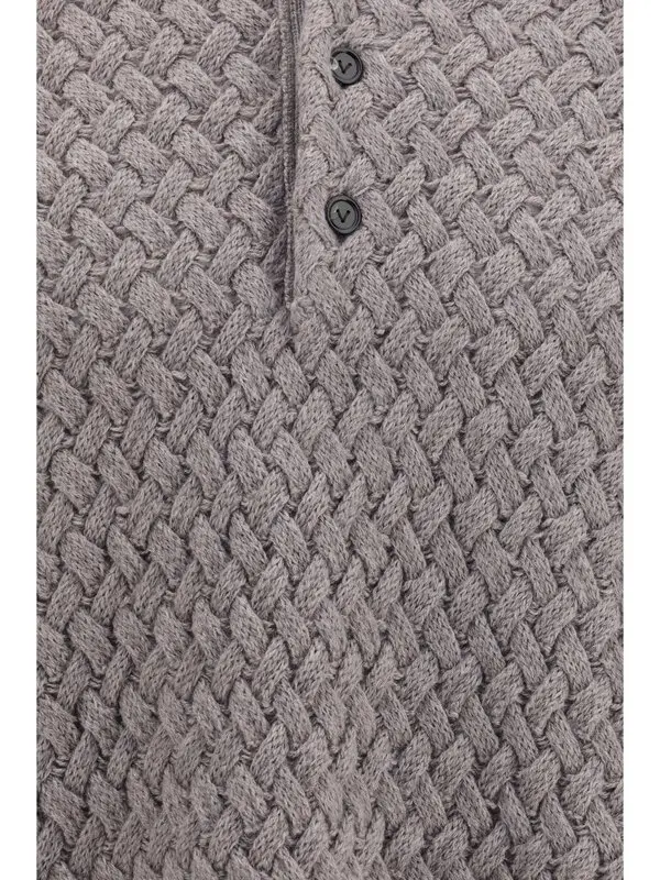 Bottega Veneta Lw Wool Intrecciato Sweater