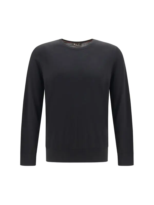 Loro Piana Virgin Wool Sweater - Black