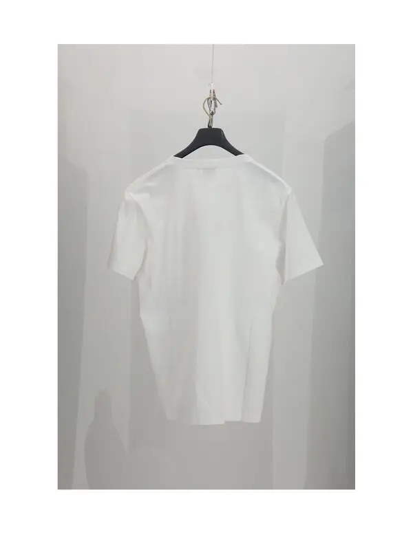 Dior T-shirt Logo Piccolo Bianco - White