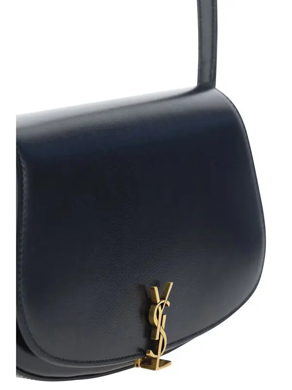 Saint Laurent Mini Voltaire Shoulder Bag - Black