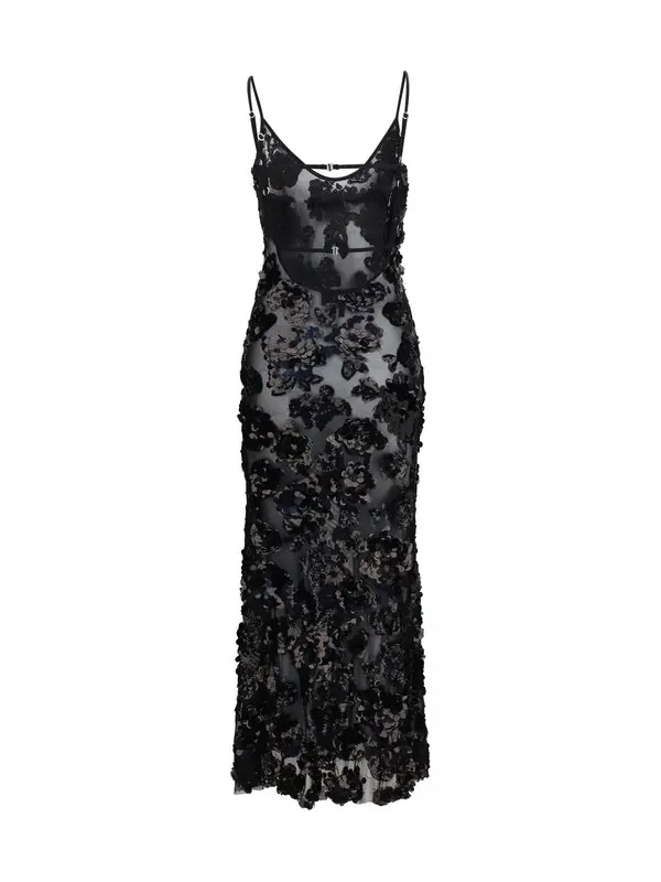 NISSA Long Sequin Dress