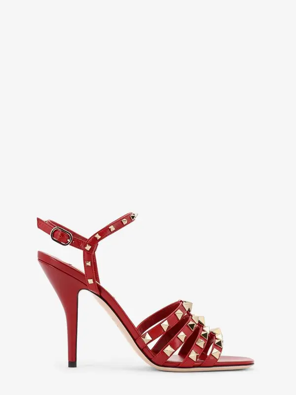 Valentino Garavani Rockstud Leather Sandals - Multicolor