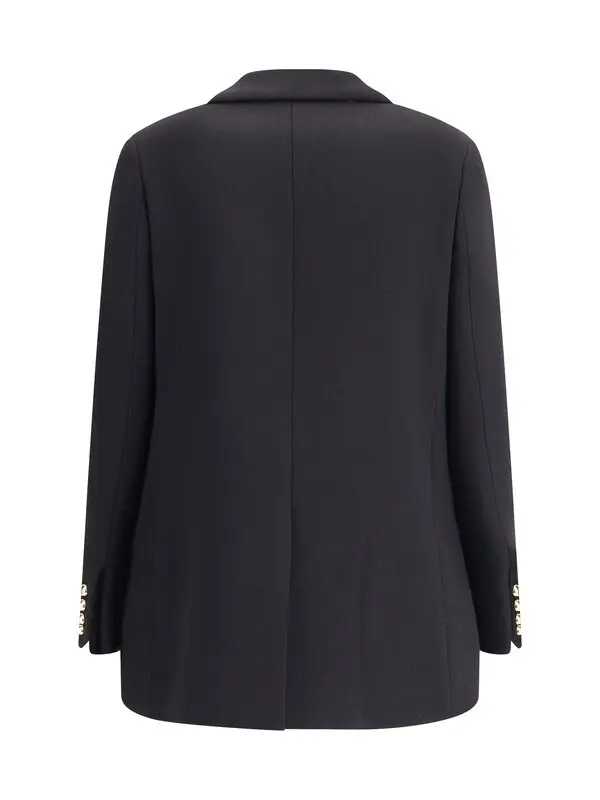 BLAZÉ MILANO Resolute Everyday Blazer In Virgin Wool - Black