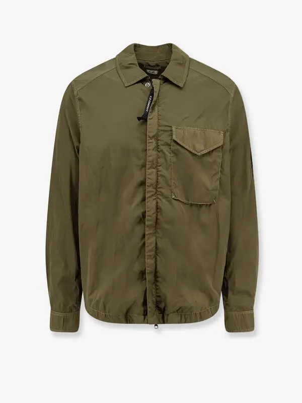 C.P. COMPANY Nylon Shirt Jacket With Lens Detail