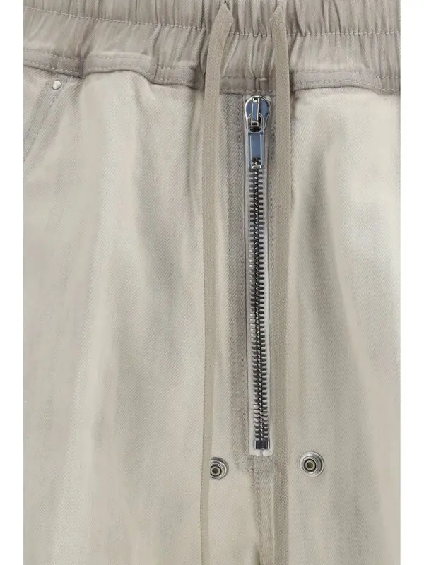 Rick Owens Wide Bela Pants In Denim