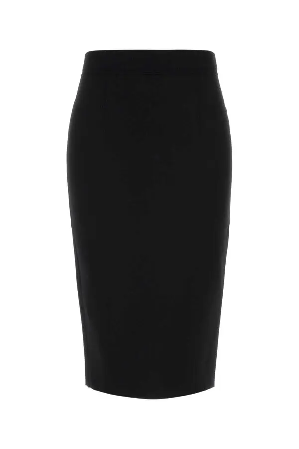 TOM FORD Stretch Viscose Blend Skirt - Black
