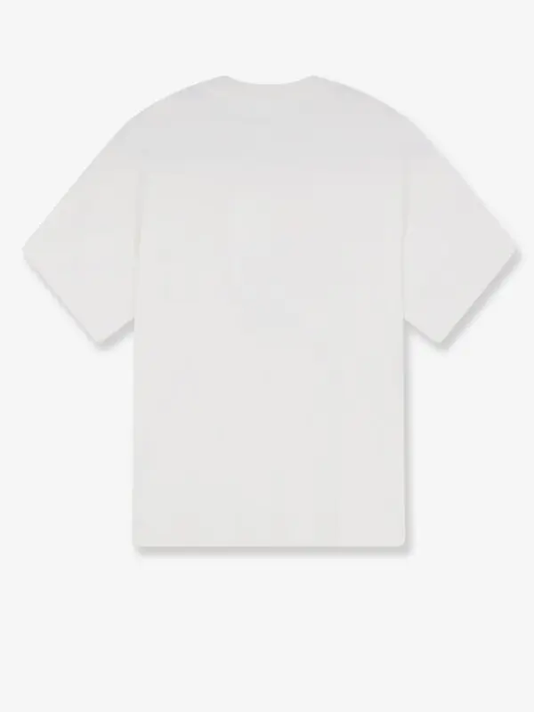 Dior White Cotton T-shirt With Embroidery - Multicolor