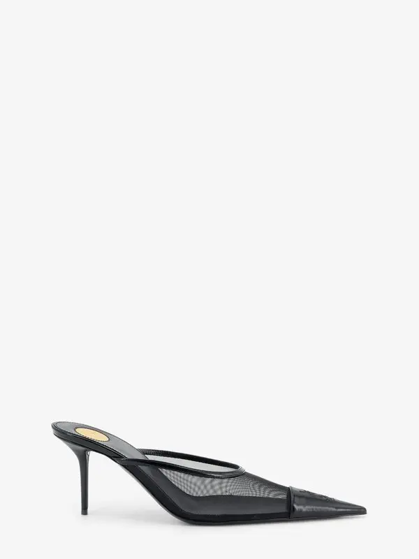 Saint Laurent Renee Mesh Pump With Cassandre Toe - Multicolor