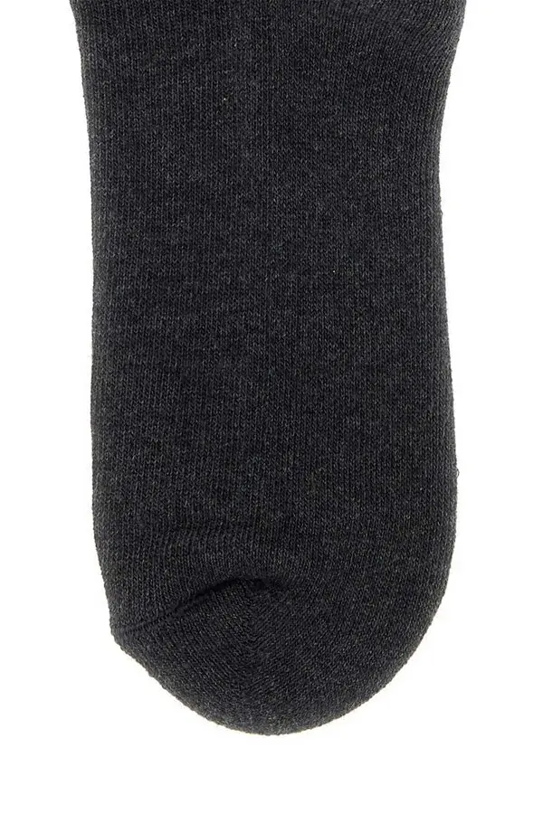 Attico Dark Grey Stretch Cotton Blend Socks