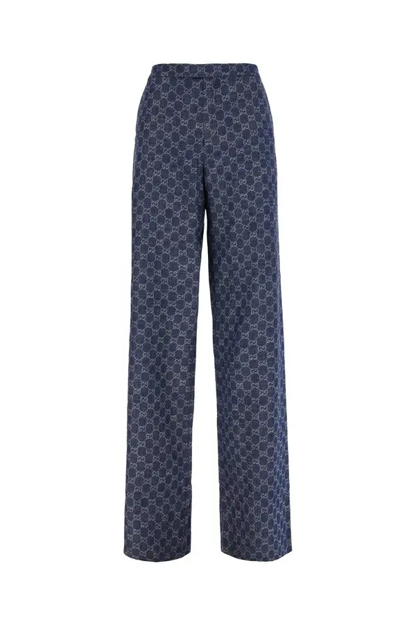 Gucci Monogram Trousers - Multicolor