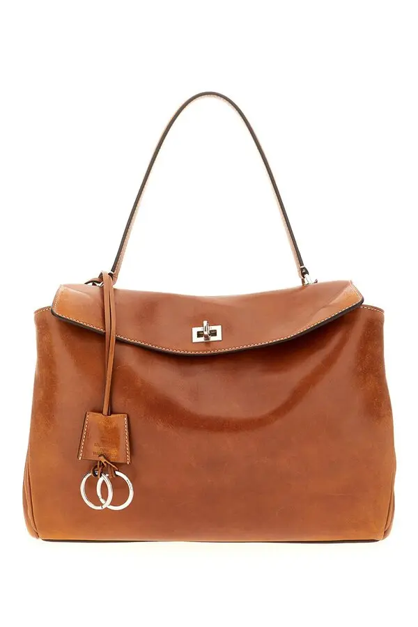 Balenciaga Shopper Bag With Turn Lock And Top Handle - Multicolor