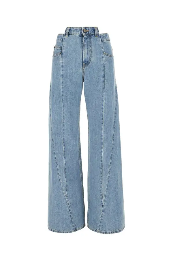 MAISON MARGIELA Wide Leg Jeans - Multicolor