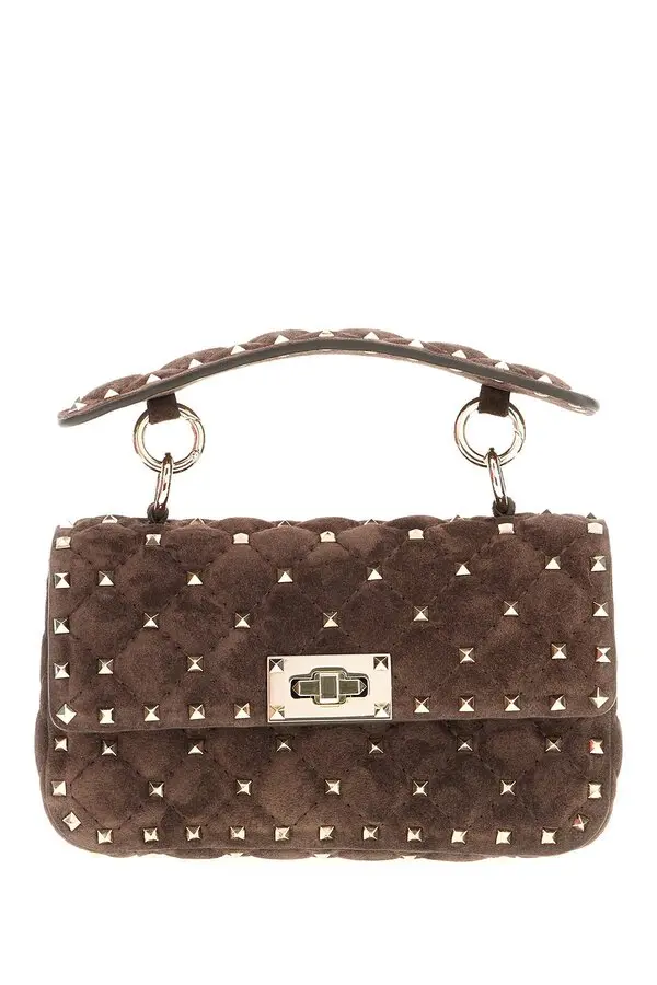 Valentino Garavani Quilted Studded Shoulder Bag - Multicolor